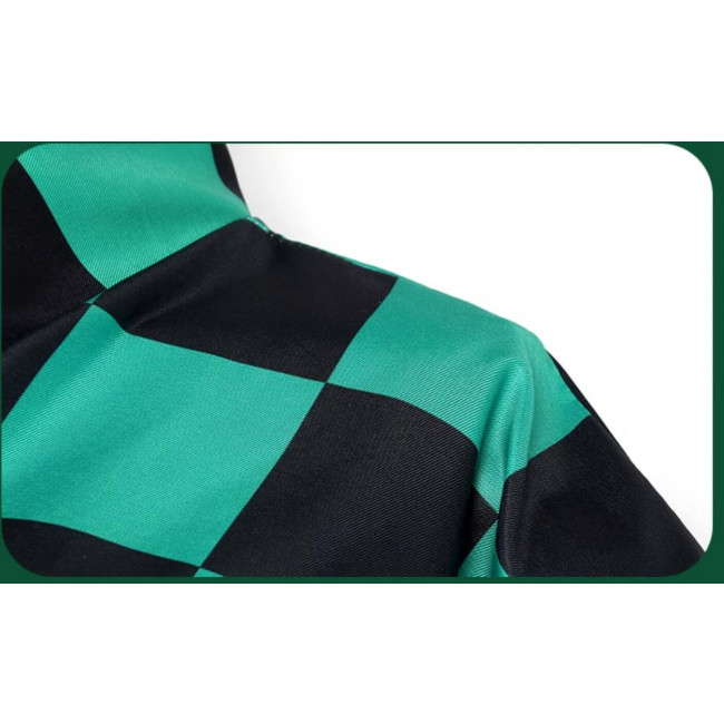 Anime Kimetsu no Yaiba Kamado Tanjirō Cosplay Outfit Costume
