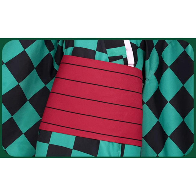Anime Kimetsu no Yaiba Kamado Tanjirō Cosplay Outfit Costume