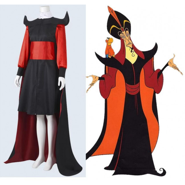 Anime Movie Aladdin Jafar Cosplay Outfit