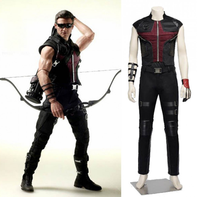 Avengers Age of Ultron Eagle Eye Hawkeye Cosplay Costume