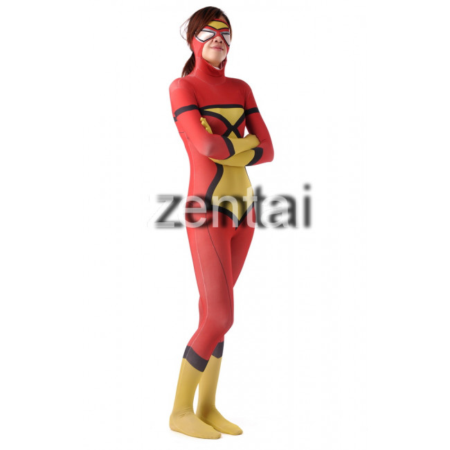 Batman Full Body Zentai Suit/Red Color Batman Spandex Lycra Zentai/Buy ...