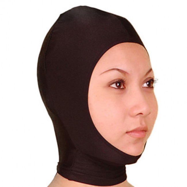 Black Lycra Costume|Open Eyes and Mouth Hood Costume|Black Lycra Open ...