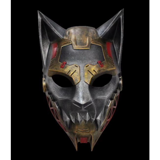 Cyberpunk 2077 White Wolf Cosplay Resin Mask