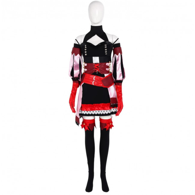 Fire Emblem ThreeHouses Hilda Red Cosplay Outfit Costume