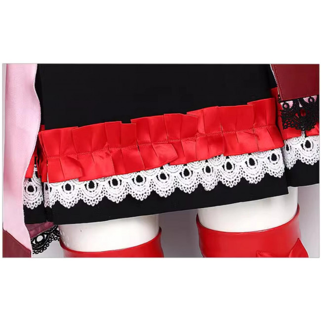 Fire Emblem ThreeHouses Hilda Red Cosplay Outfit Costume