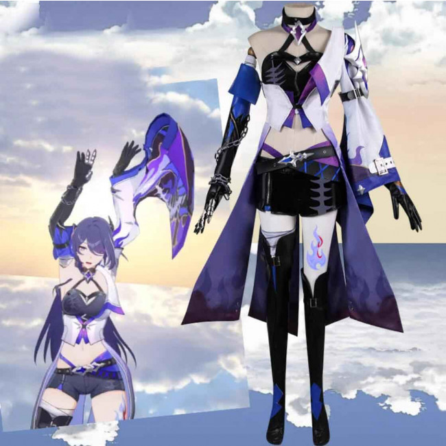 Game Honkai: Star Rail Acheron Cosplay Outfit Costume