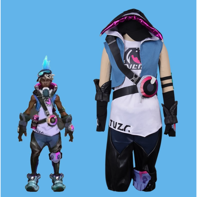 Game League of Legends(LOL) Ekko Cosplay Outfit Costume