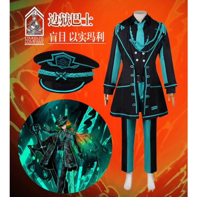 Game Limbus Company Ishmael Cosplay Outfit Costume