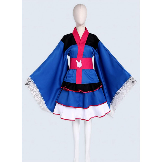 Game Overwatch D.Va Hana Song Cosplay Skirt Costume