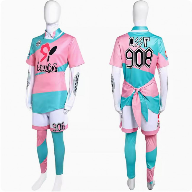 Game Pokémon Sword and Shield Bede Cosplay Outfit Costume