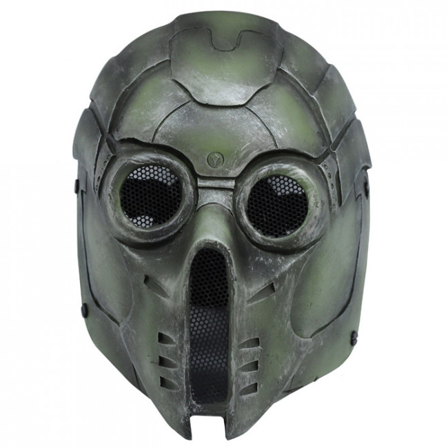 GRP Mask | CS Protective Mask | Green Strange Mask | Glass Fiber ...