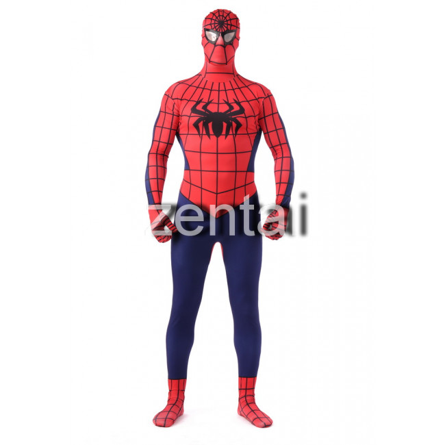 Halloween Superhero Amazing Spiderman Cosplay Zentai Suit/ Buy ...