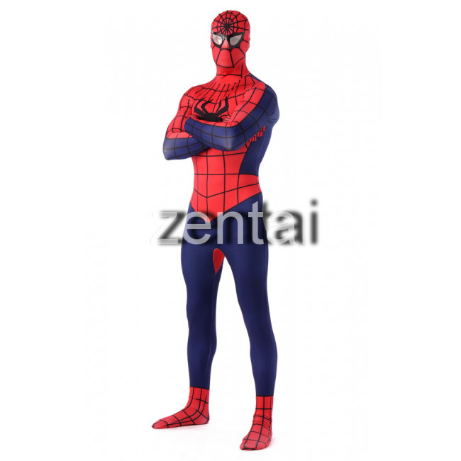Halloween Superhero Amazing Spiderman Cosplay Zentai Suit/ Buy ...