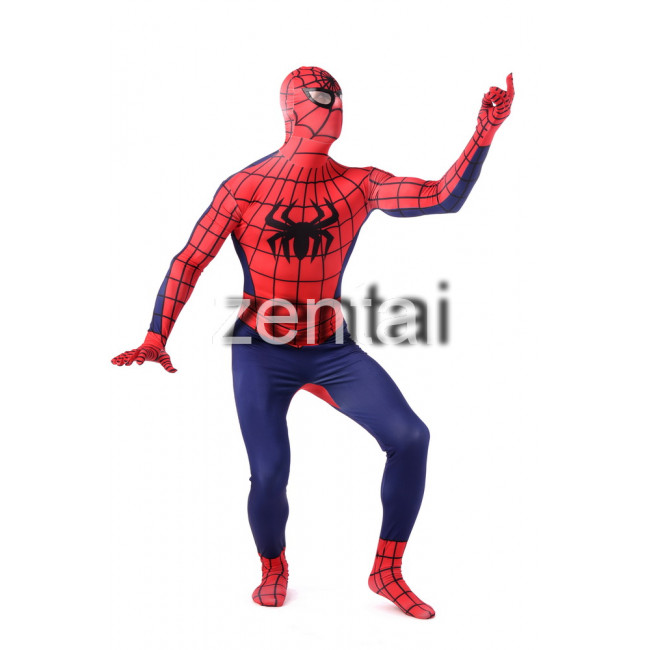 Halloween Superhero Amazing Spiderman Cosplay Zentai Suit/ Buy ...