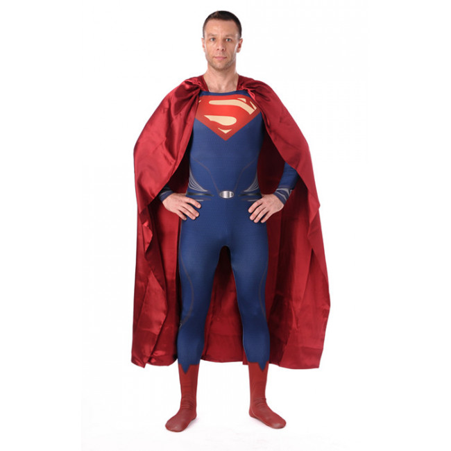 Superman Blue Zentai Suit/Buy Blue Color Full Body Superman Spandex ...