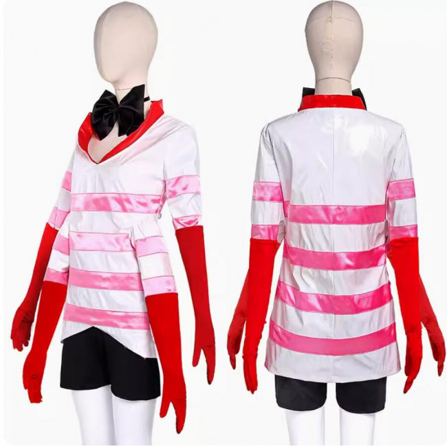 Hazbin Hotel Angel Dust Cosplay Outfit Costume