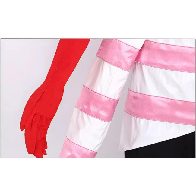 Hazbin Hotel Angel Dust Cosplay Outfit Costume