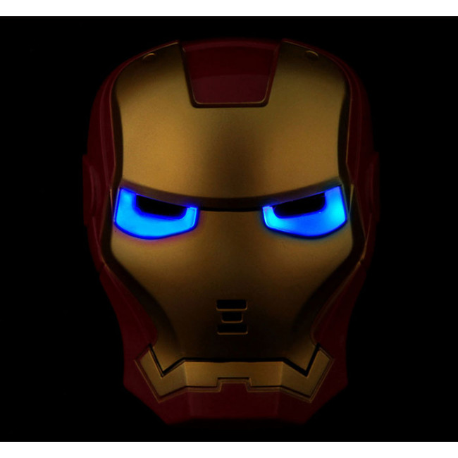 Iron Man Glowing Mask/ Iron Man Movie Iron Man LED Glowing Mask for ...