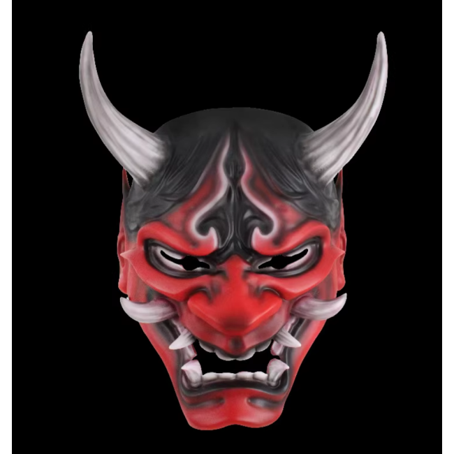 Japanese Noh Prajna Cosplay Mask