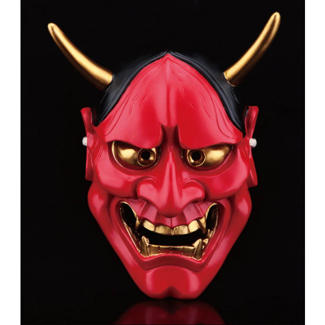 Prajna Ghost Mask/ Japanese Prajna Ghost Mask Full Face for Halloween Party