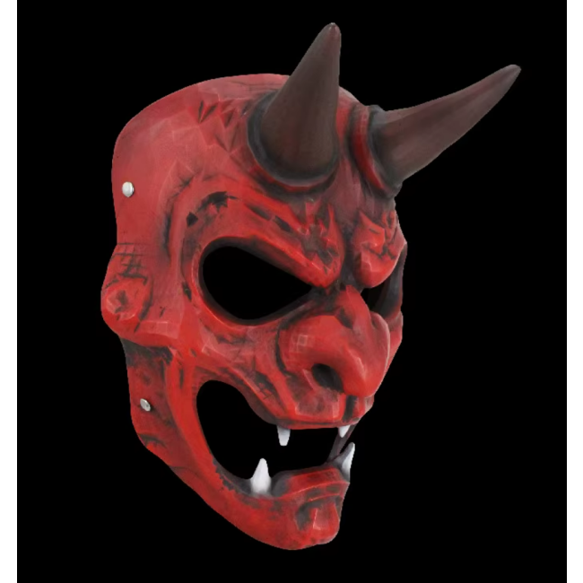 Japanese Shogunate Samurai Cosplay Mask