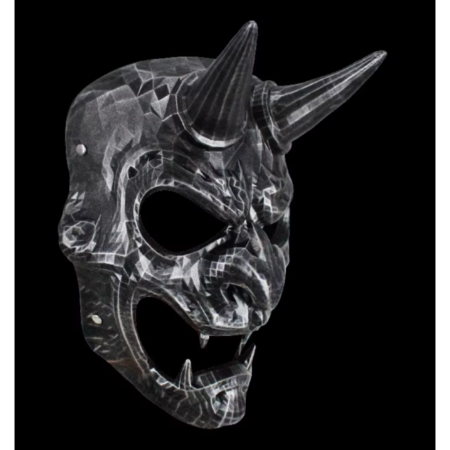 Japanese Shogunate Samurai Cosplay Mask