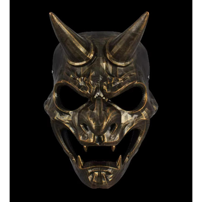 Japanese Shogunate Samurai Cosplay Mask