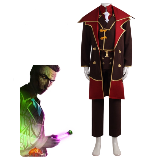 League of Legends(LOL): Battle of the Twin Cities Silco Cosplay Outfit ...