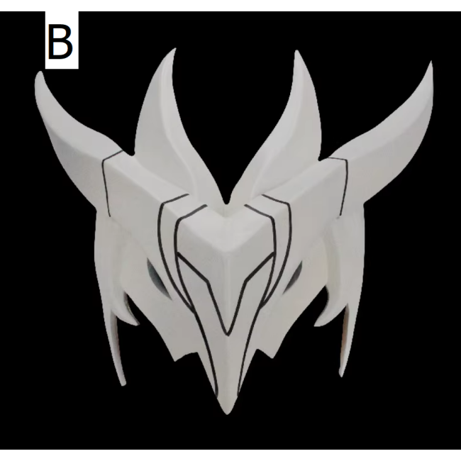 League of Legends The Unforgotten Yone Cosplay Mask