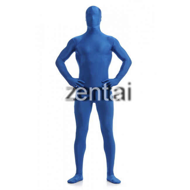 Man's Full Body Dark Blue Color Zentai/ Dark Blue Full Body Spandex ...