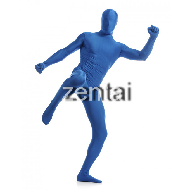Man's Full Body Dark Blue Color Zentai/ Dark Blue Full Body Spandex ...