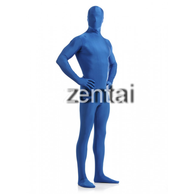 Man's Full Body Dark Blue Color Zentai/ Dark Blue Full Body Spandex ...