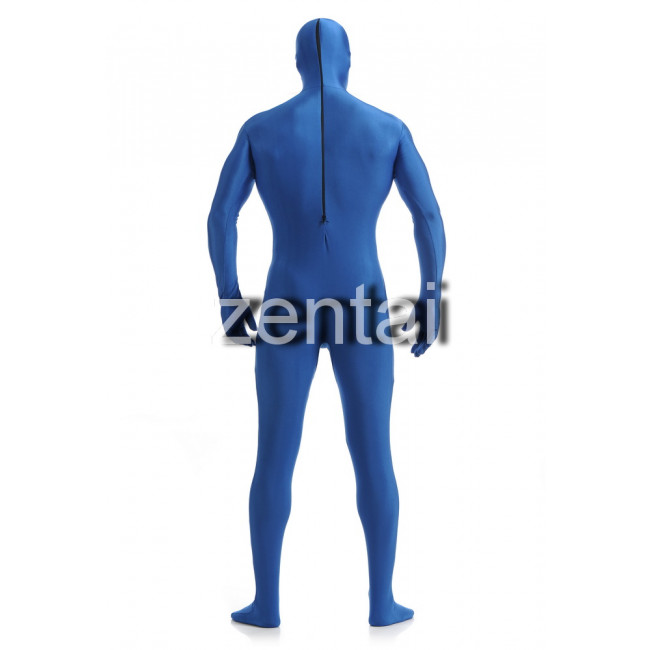 Man's Full Body Dark Blue Color Zentai/ Dark Blue Full Body Spandex ...