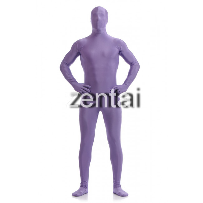 Man's Full Body Violet Color Zentai/ Violet Full Body Spandex Lycra ...