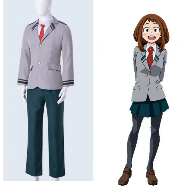 My Hero Academia Uraraka Ochaco Cosplay Uniform Suit