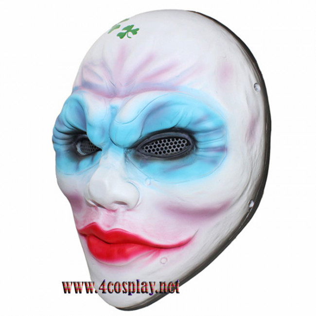 Female Heist Clover Mask | Female Heist Clover Cosplay Mask | Payday2 ...