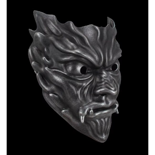 Retro Chinese Arhat King Resin Mask