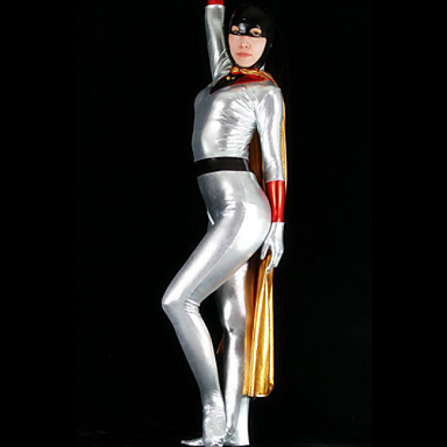 Silver Shiny Metallic Costume|Shiny Metallic Women's Costume|Silver ...
