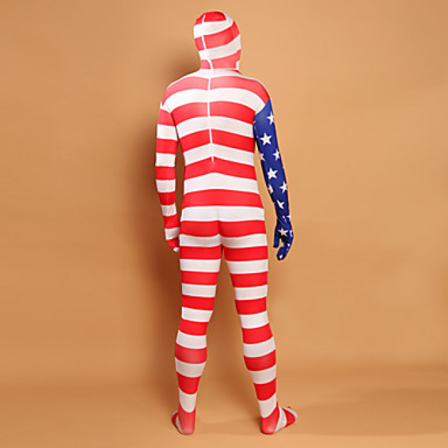 Stars and Stripes USA Flag Zentai | Flag Lycra Full Body Zentai Costume ...