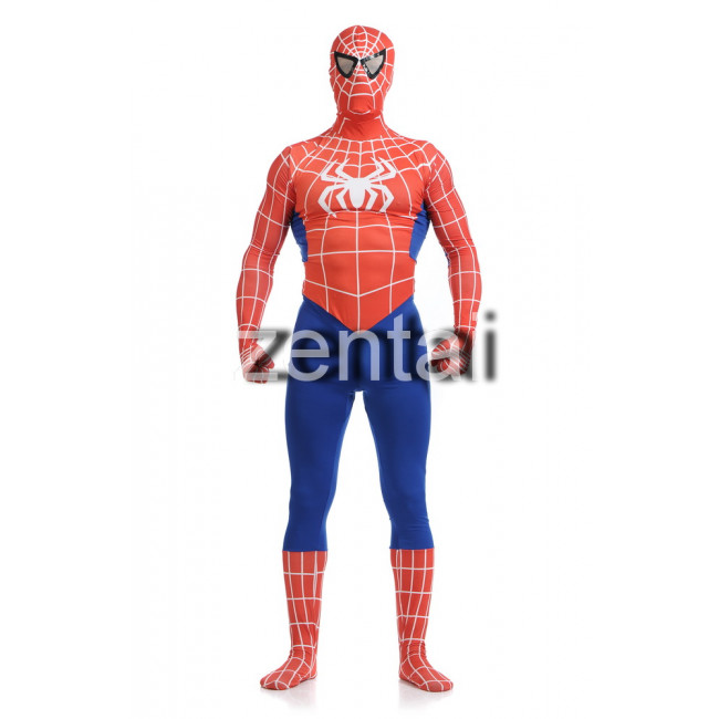 Halloween Superhero Amazing Spiderman Cosplay Zentai Suit/ Buy ...