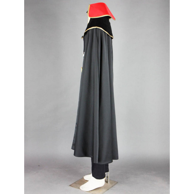 Captain Harlock Costume/ Anime Space Pirate Captain Harlock Cosplay ...