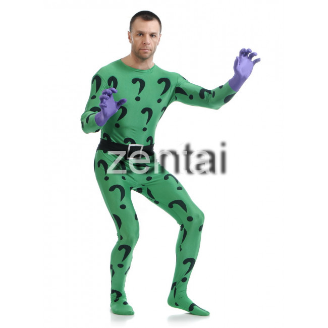 The Riddler Full Body Cosplay Zentai Suit/Buy Full Body The Riddler ...
