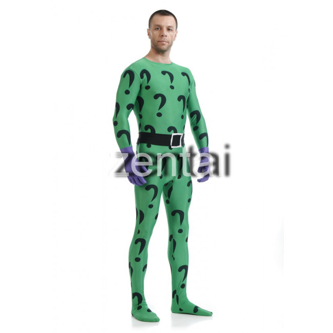 The Riddler Full Body Cosplay Zentai Suit/Buy Full Body The Riddler ...