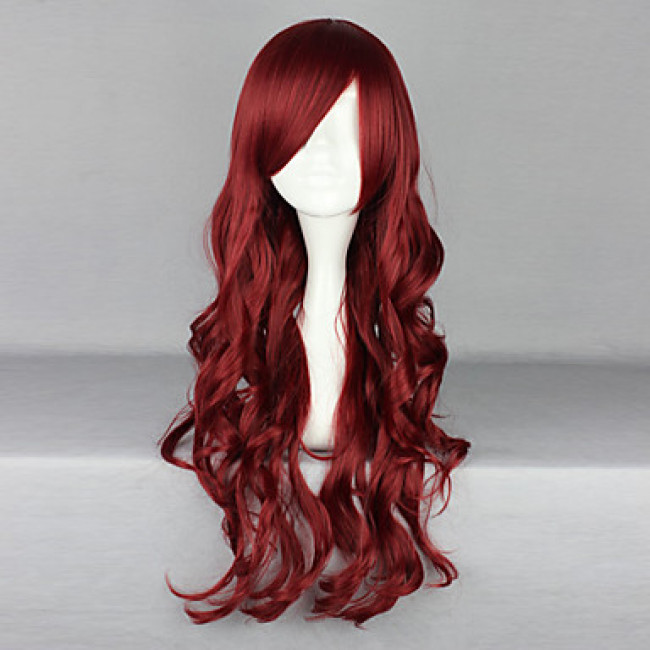 Vampire Duchess Cosplay Wig|Wine Red 70cm Cosplay Wig |Gothic Lolita ...