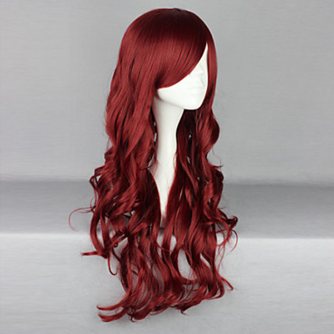Vampire Duchess Cosplay Wig|Wine Red 70cm Cosplay Wig |Gothic Lolita ...