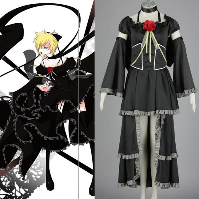 Kagamine Rin Cosplay Costume | Alluring Secret Black Vow Kagamine Rin ...